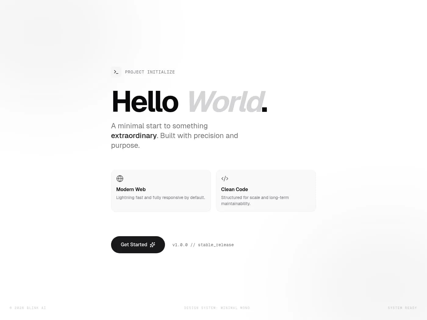 Hello World Web