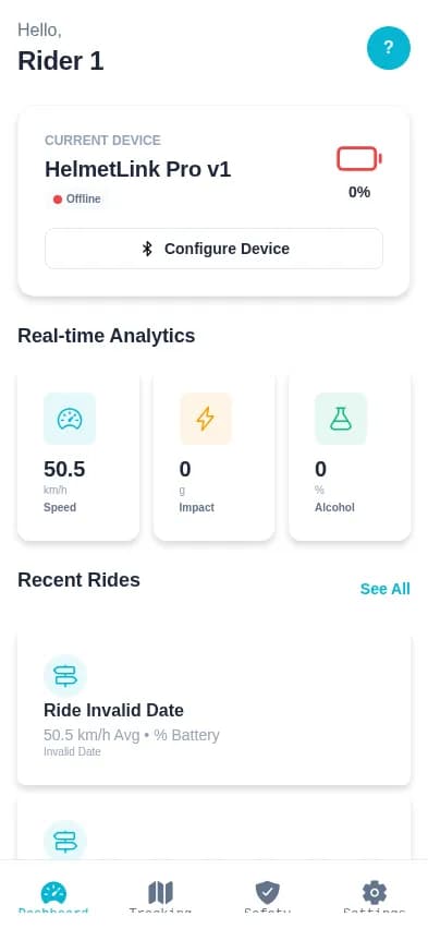 HelmetLink Mobile