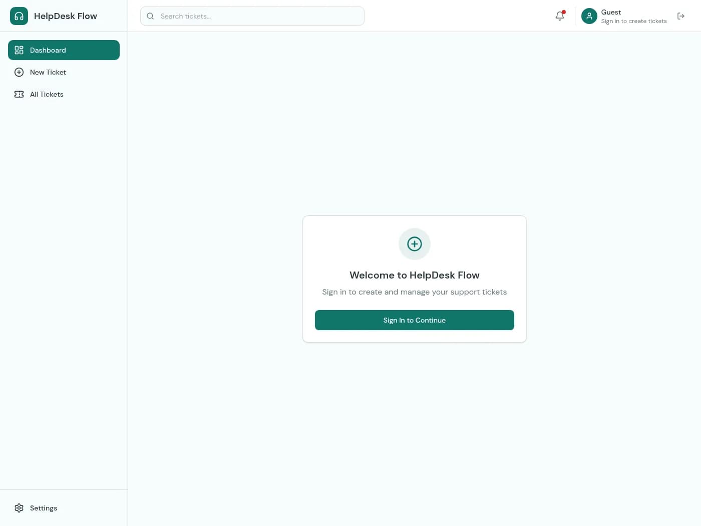 HelpDesk Flow