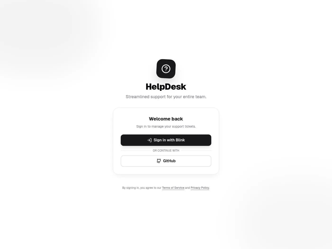 HelpDesk Ticket System