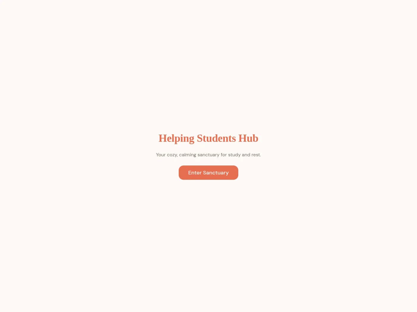 Helping Students Hub