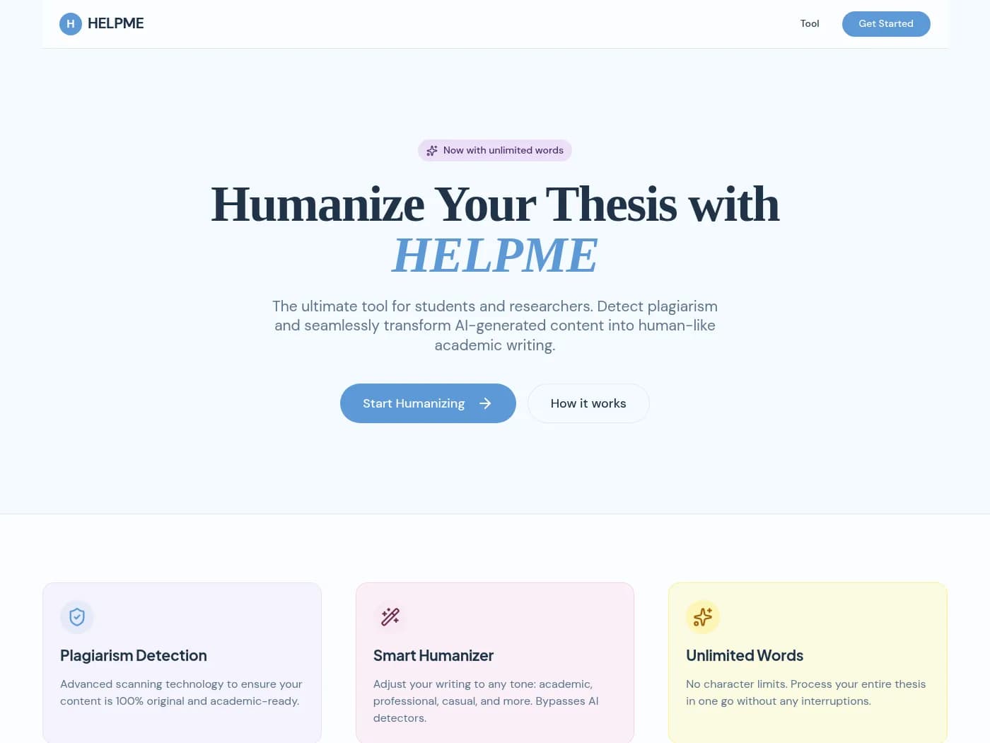 HELPME Thesis Humanizer