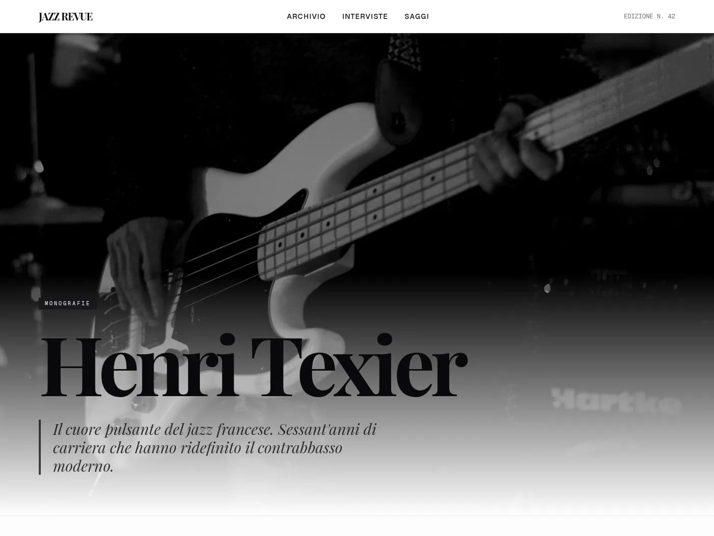 Henri Texier Article