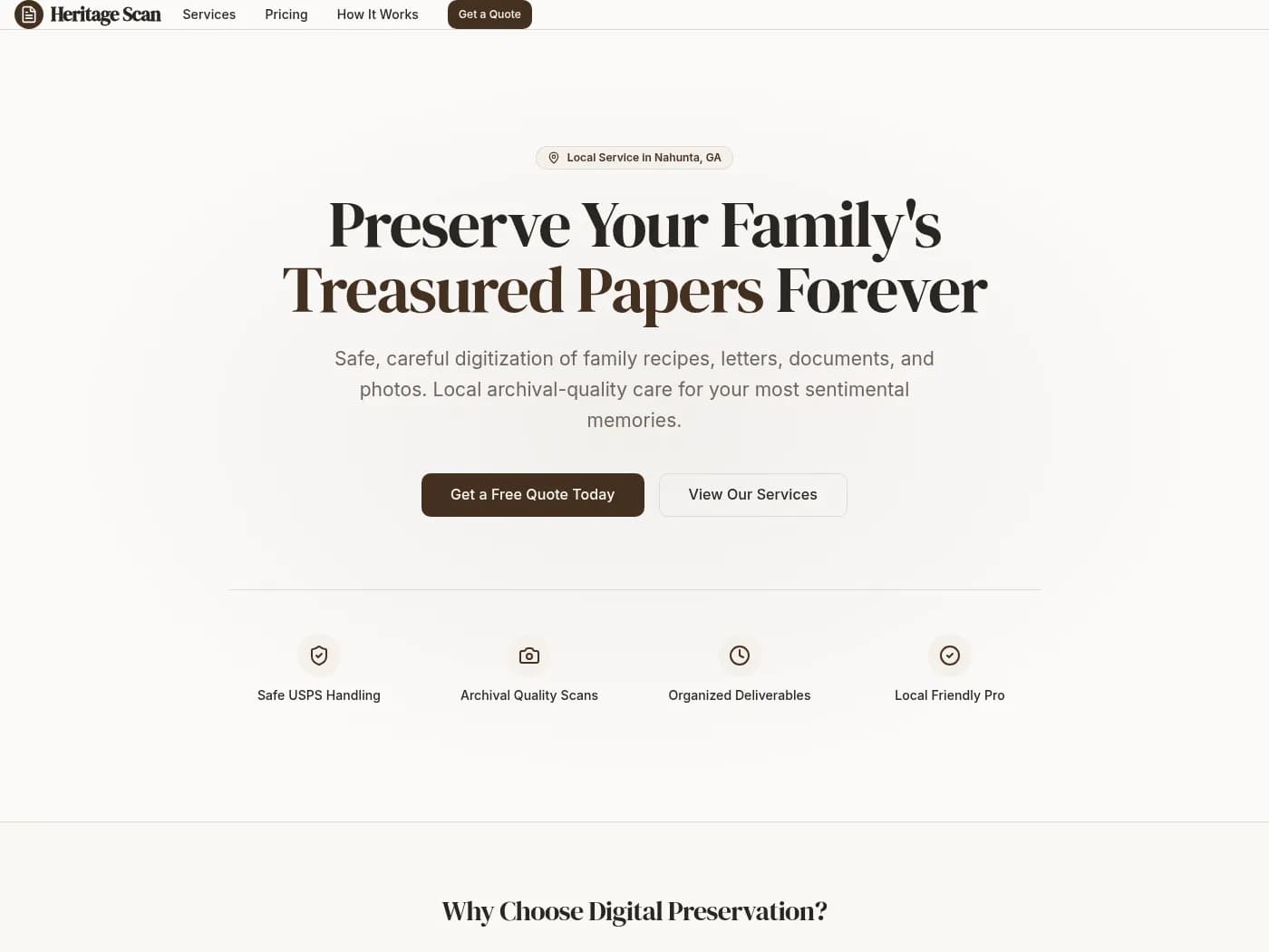 Heritage Scan Services