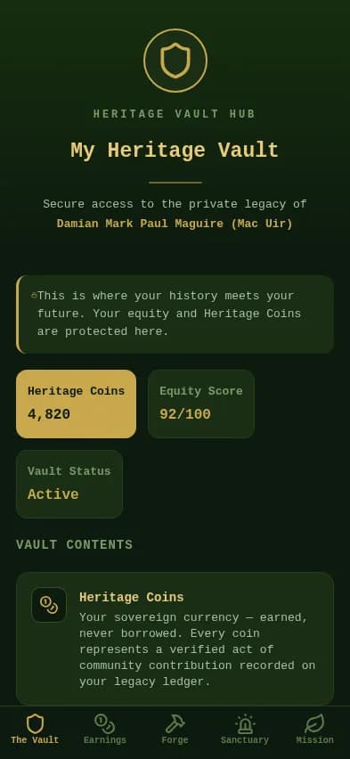 Heritage Vault Hub