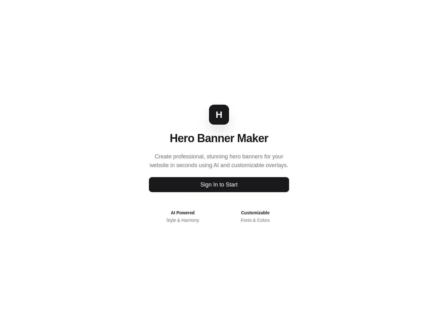Hero Banner Maker