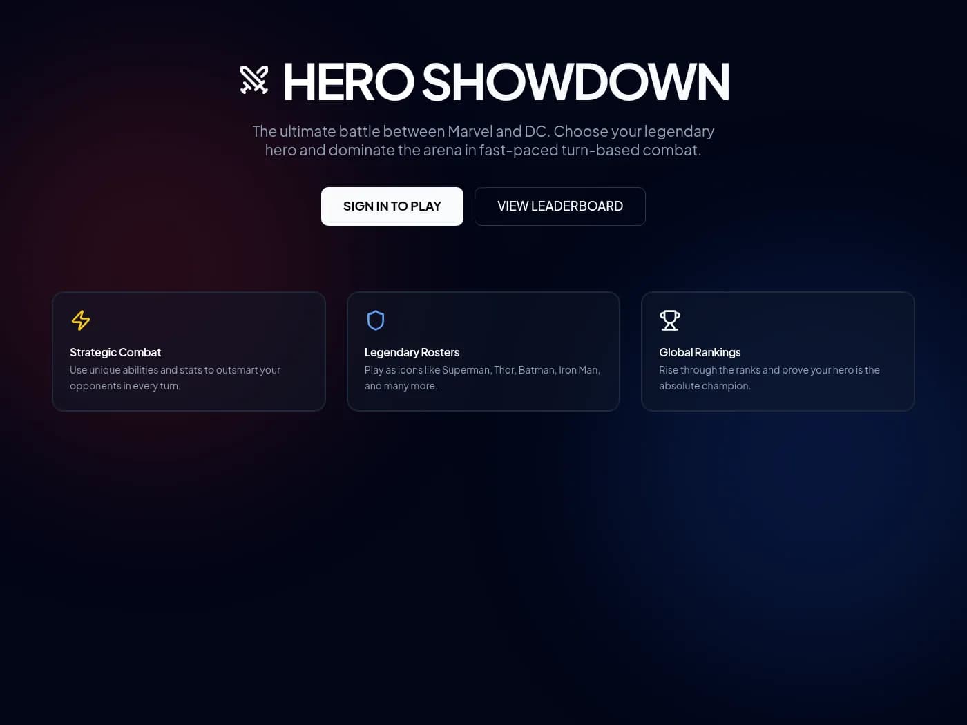 Hero Showdown Arena