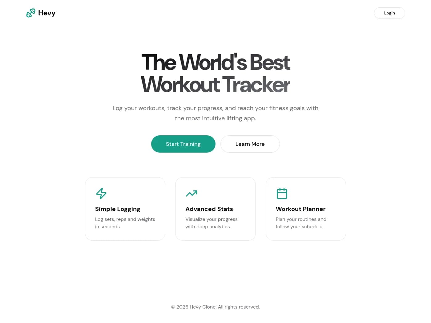 Hevy Fitness Tracker