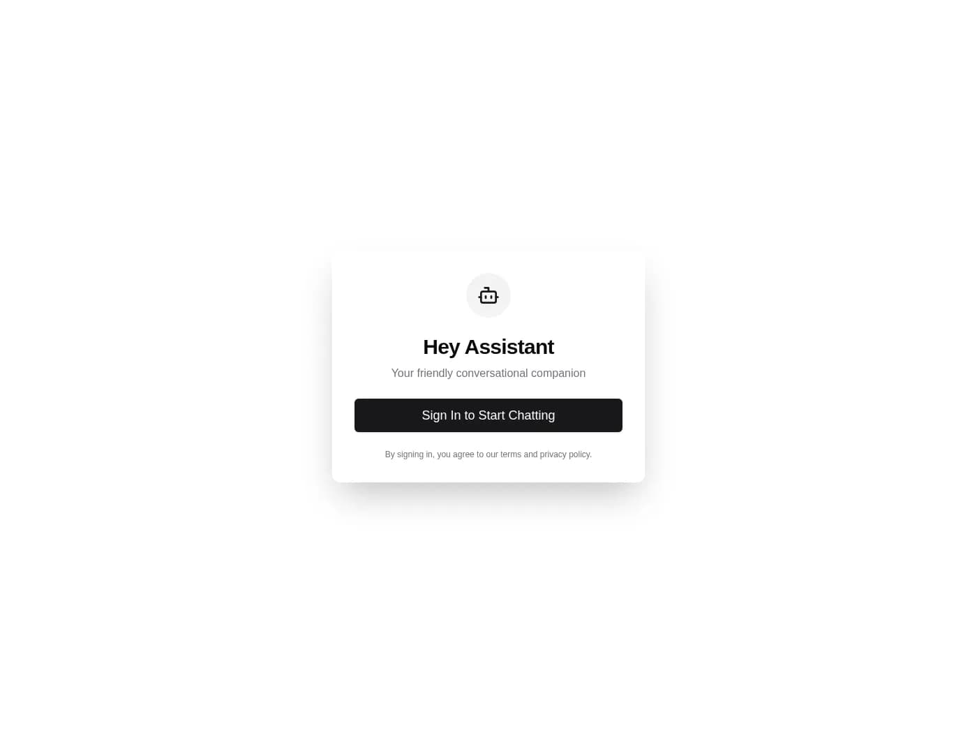 Hey Assistant