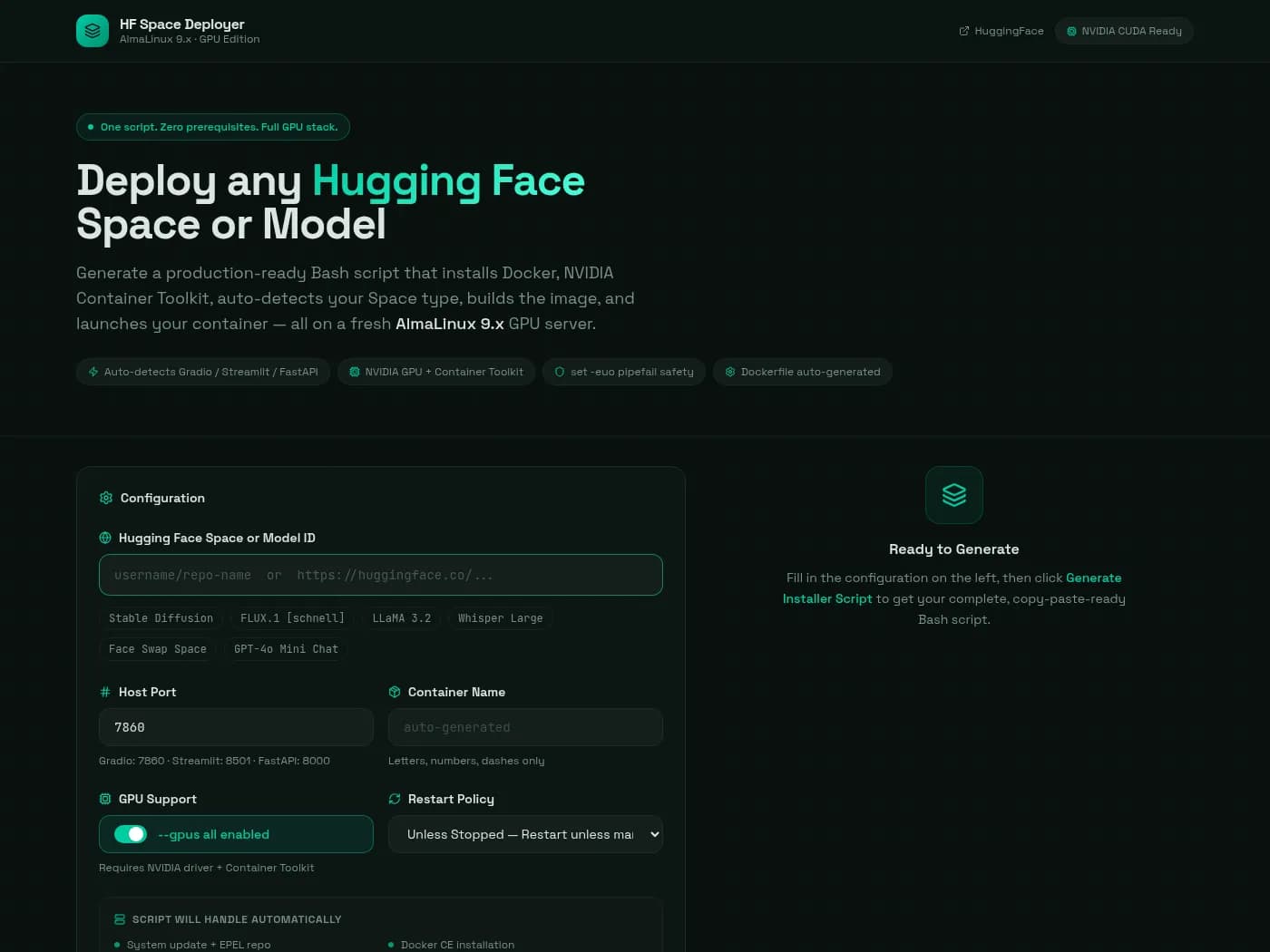 Hugging Face Space Deployer