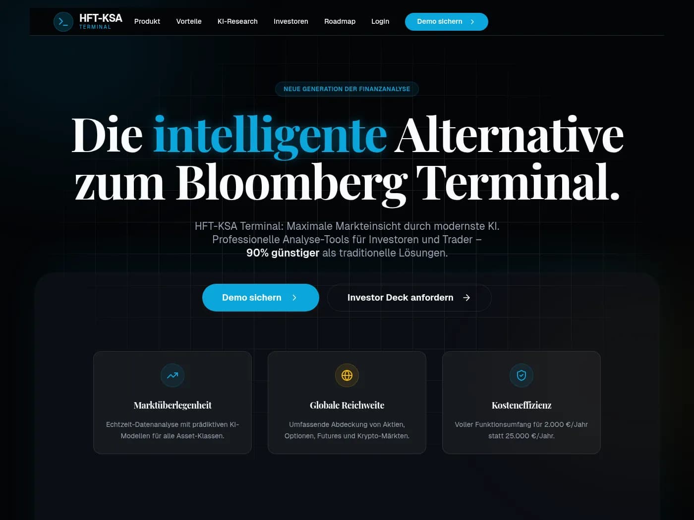 HFT-KSA Terminal Web Launch