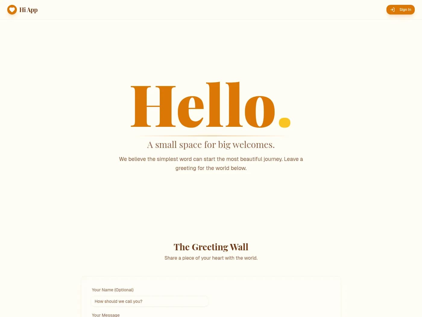 Hi App