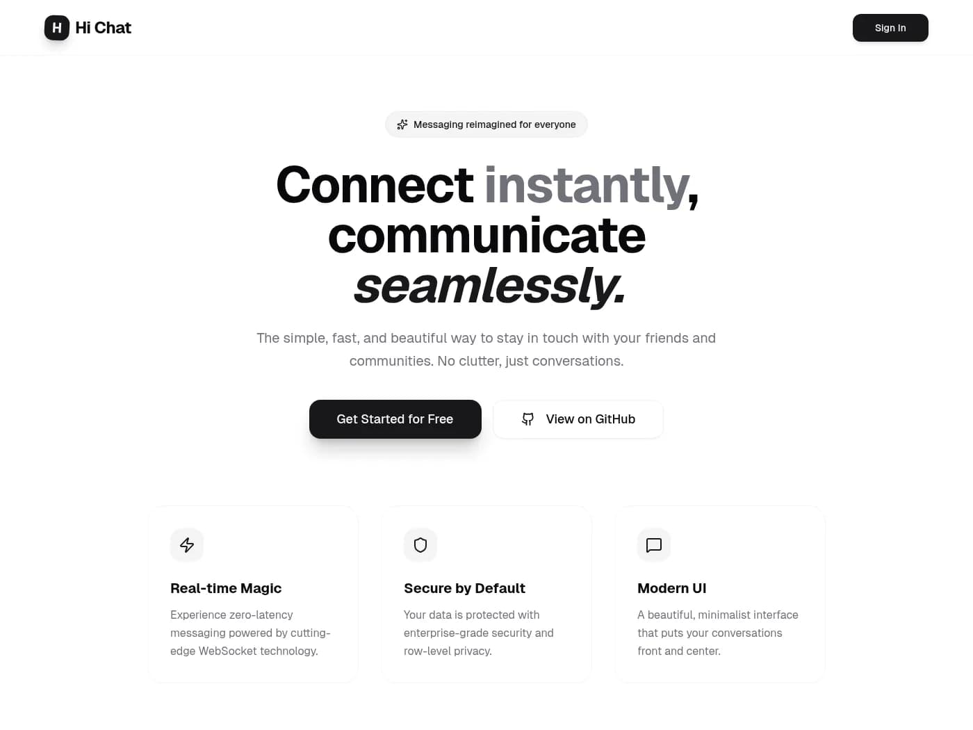 Hi Chat App