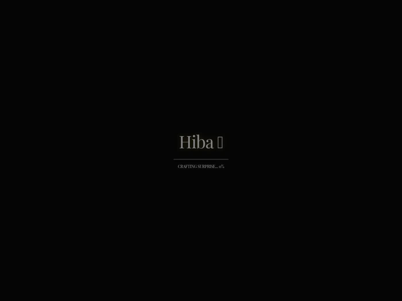 Hiba 3D Birthday Surprise