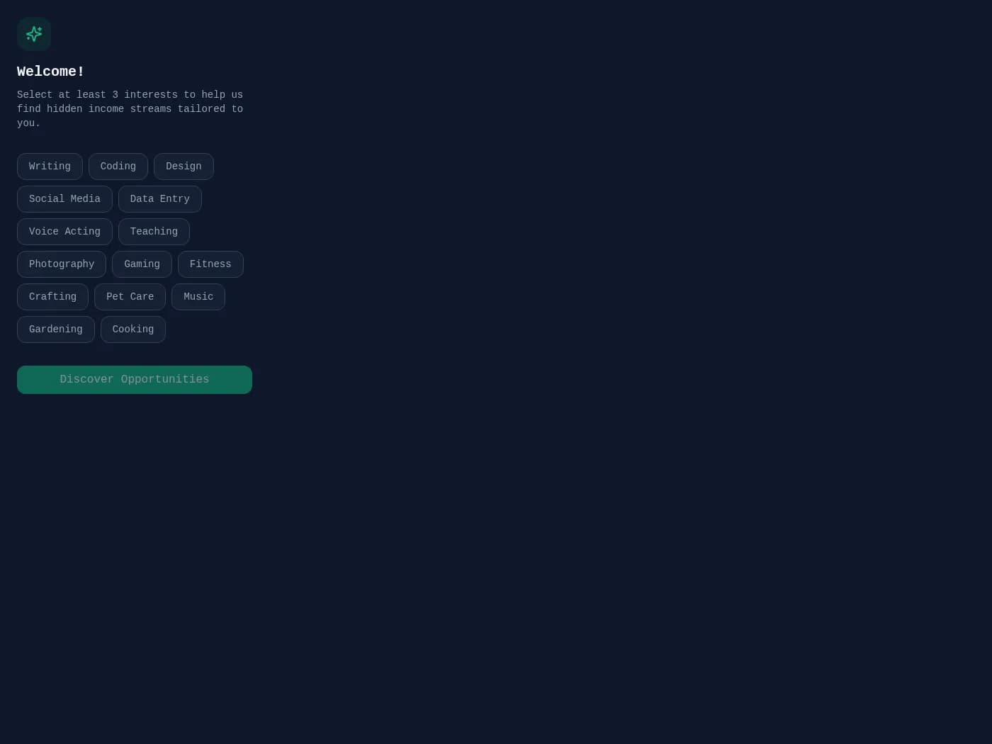Hidden Income Finder