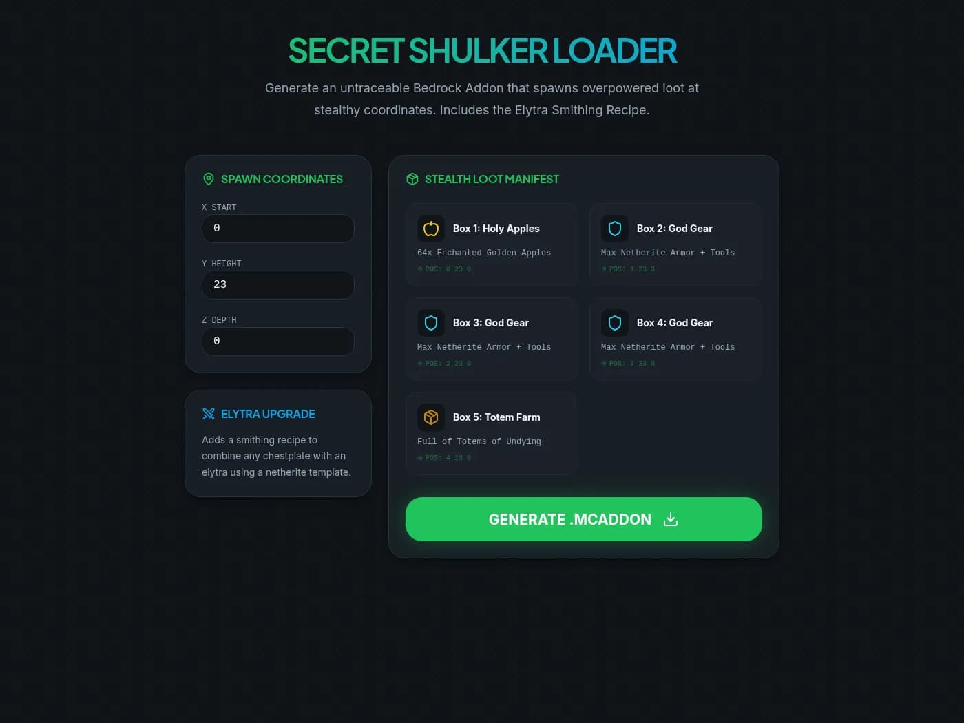 Secret Shulker Loader