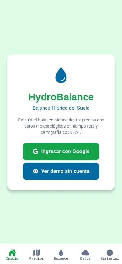 HydroBalance Móvil