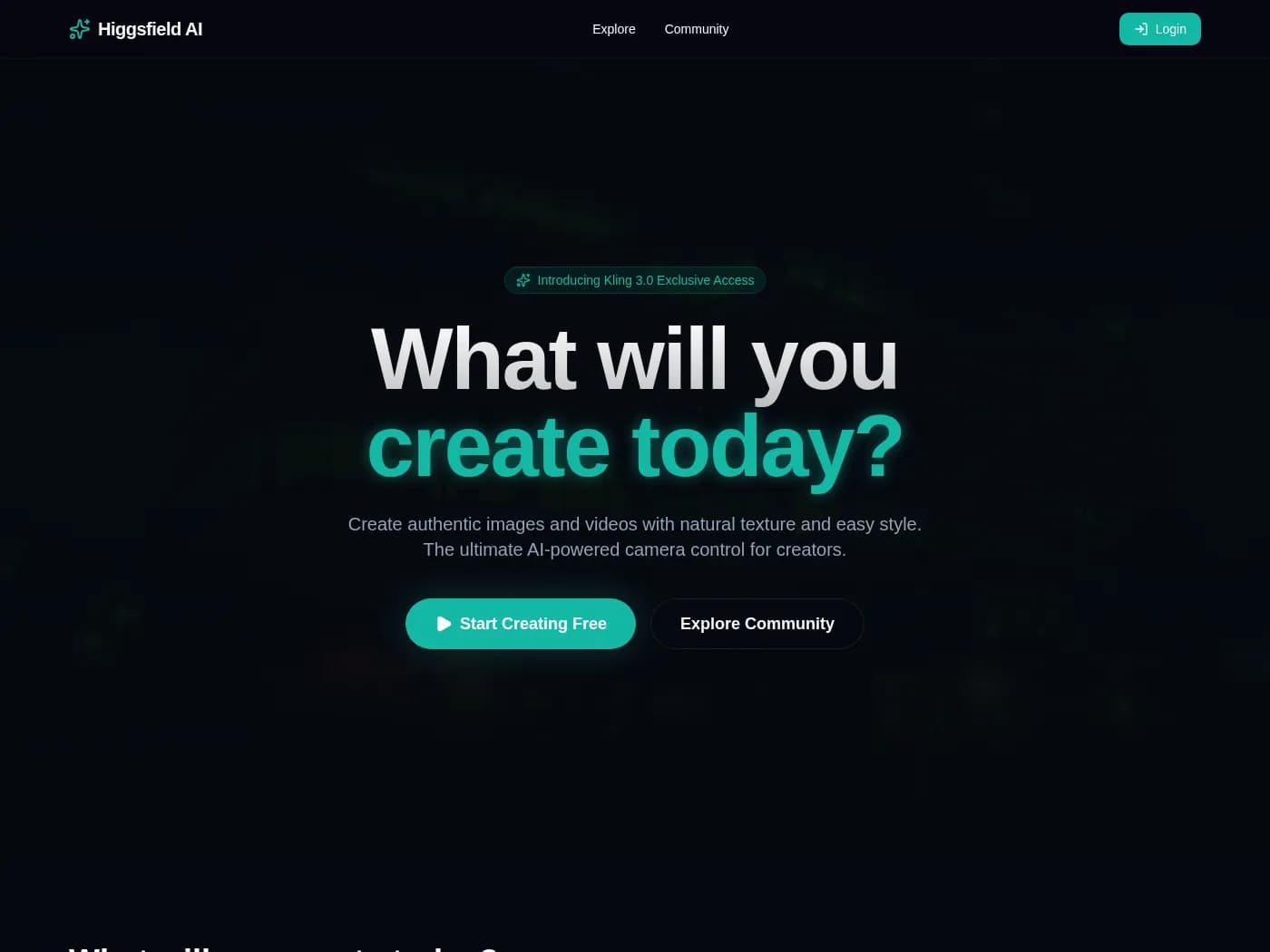 Higgsfield AI Free Clone