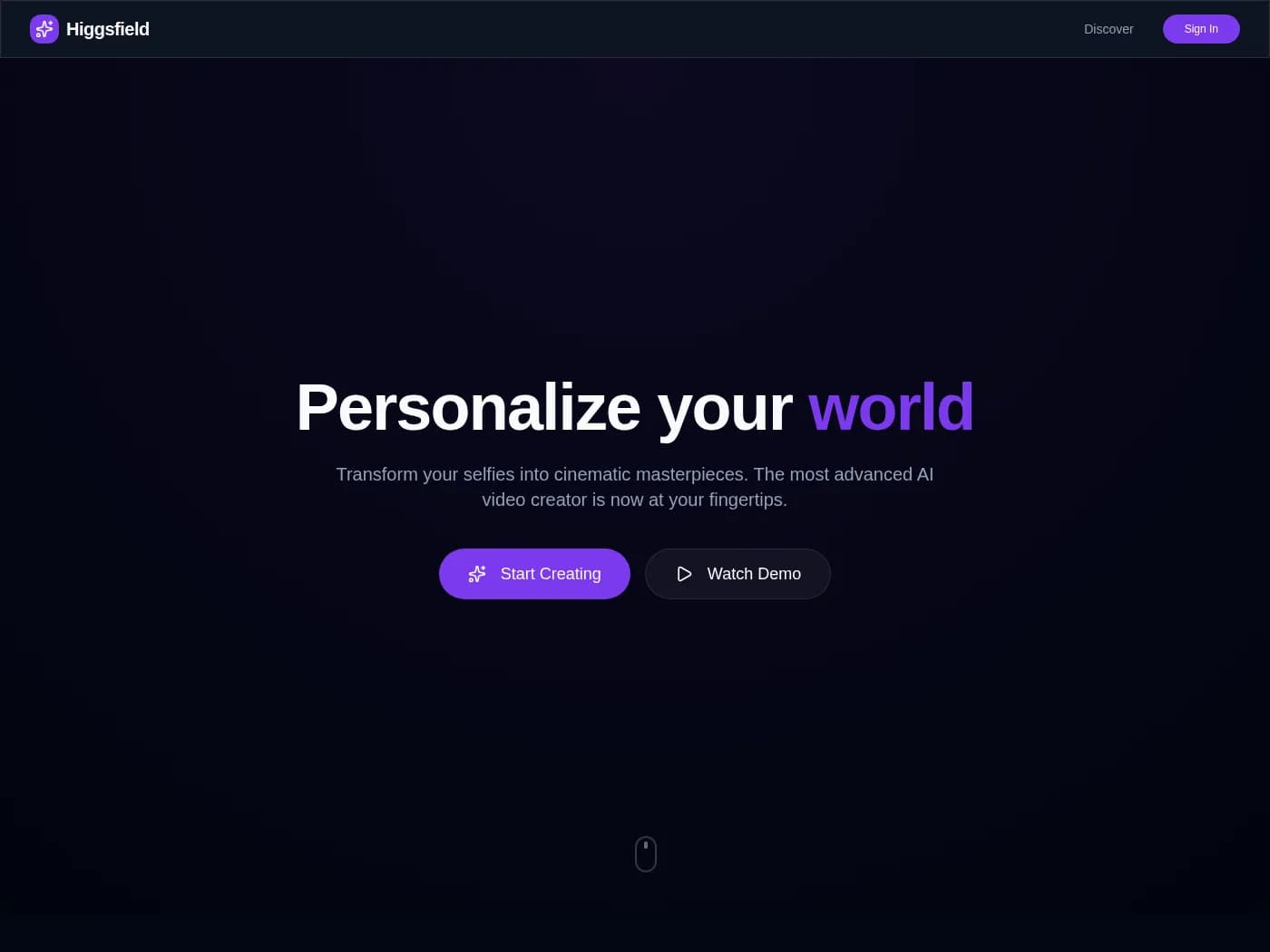Higgsfield AI Clone