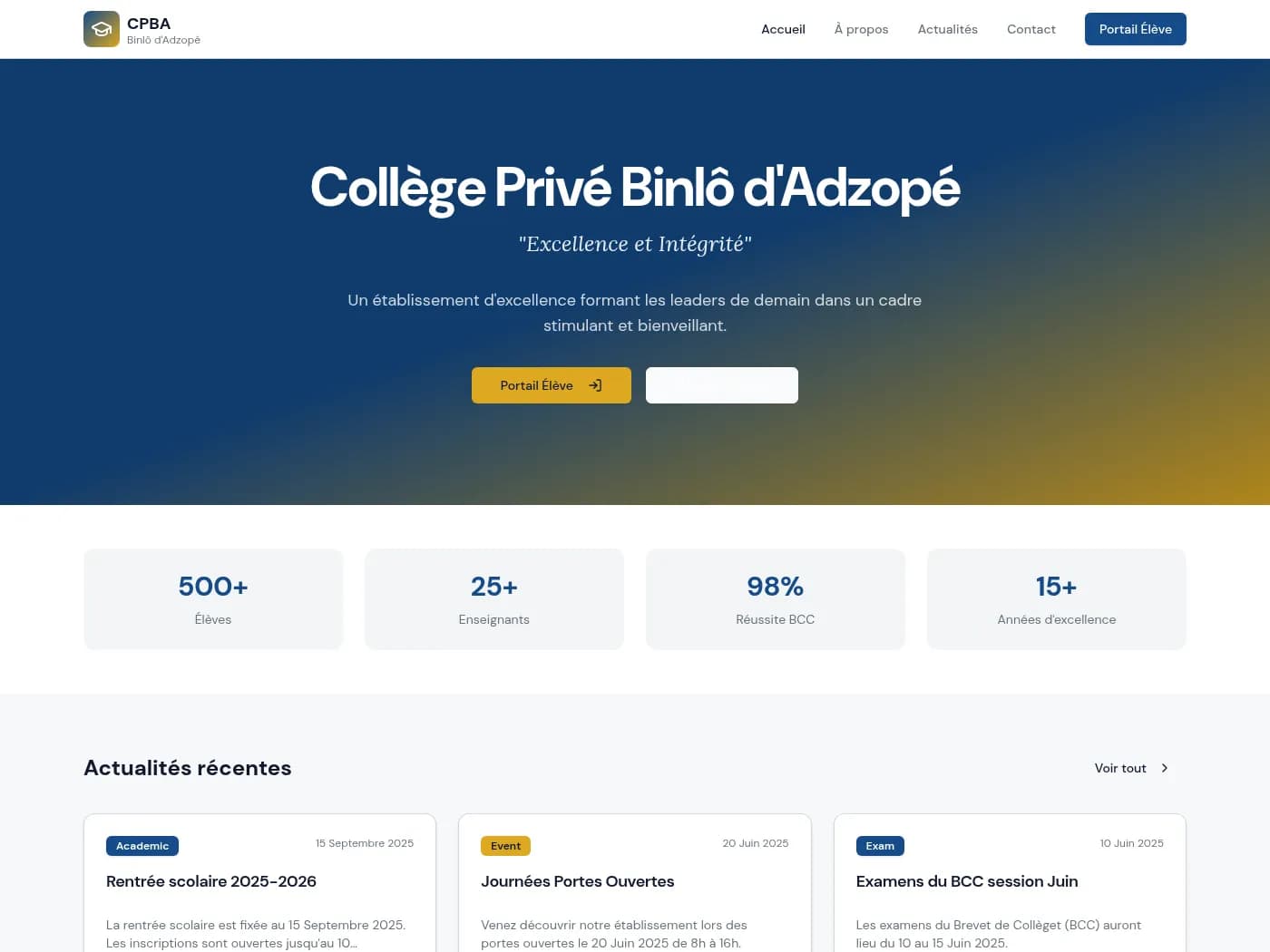High School Portal