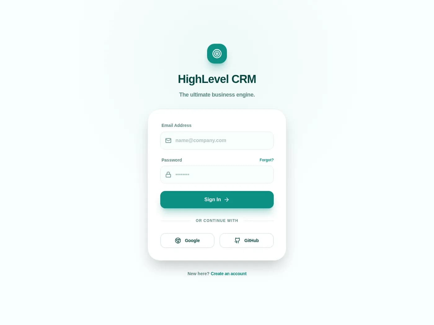 HighLevel CRM Clone