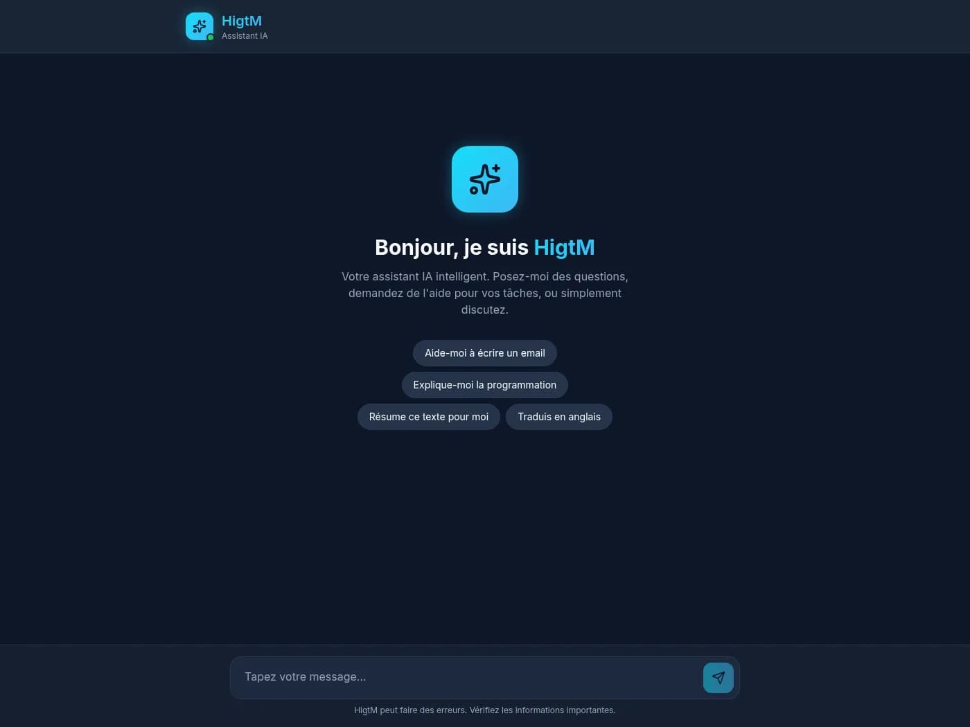 HigtM AI Assistant