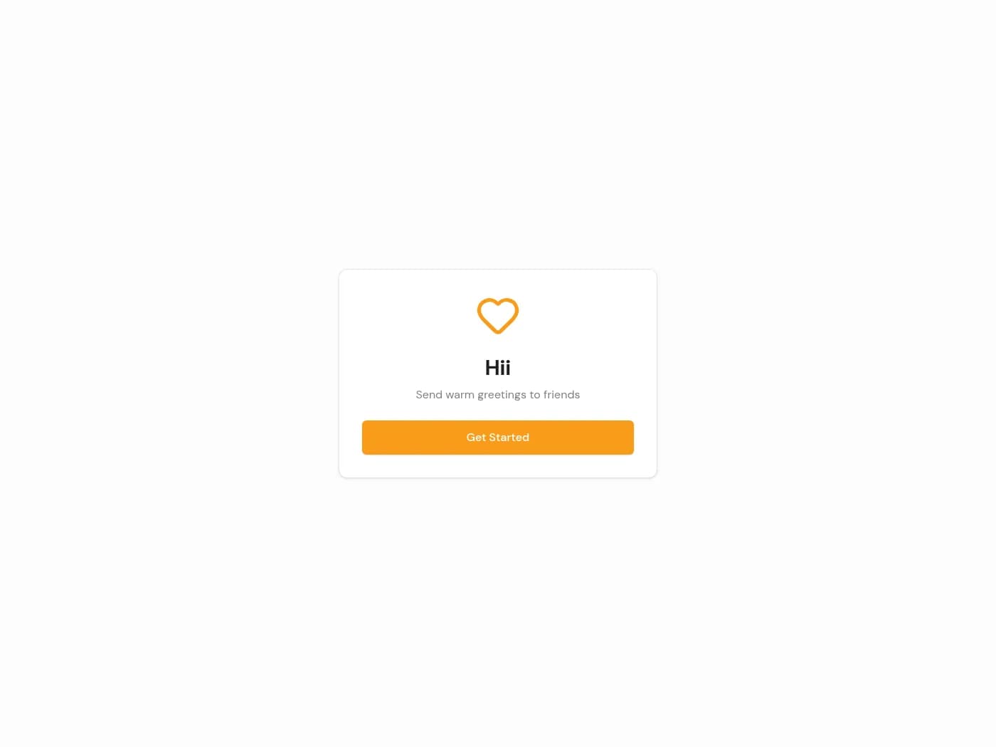 Hii Greeting App