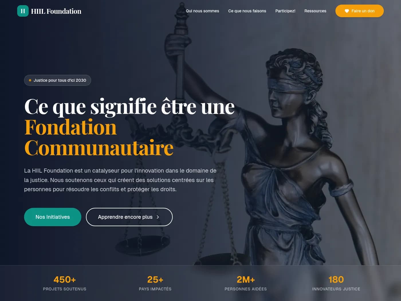 HIIL Foundation Website