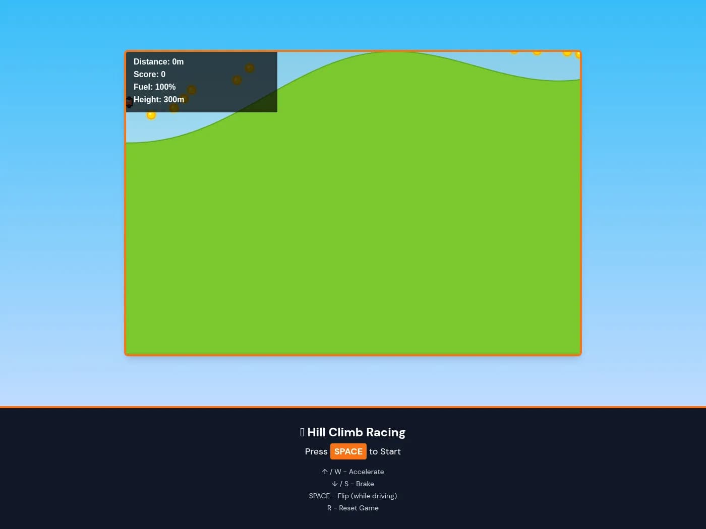 Hill Climb Clone