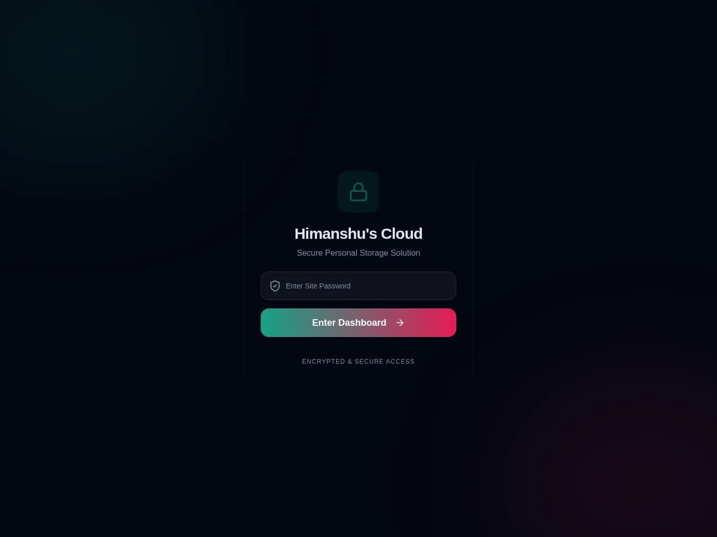 Himanshu's Cloud Storage