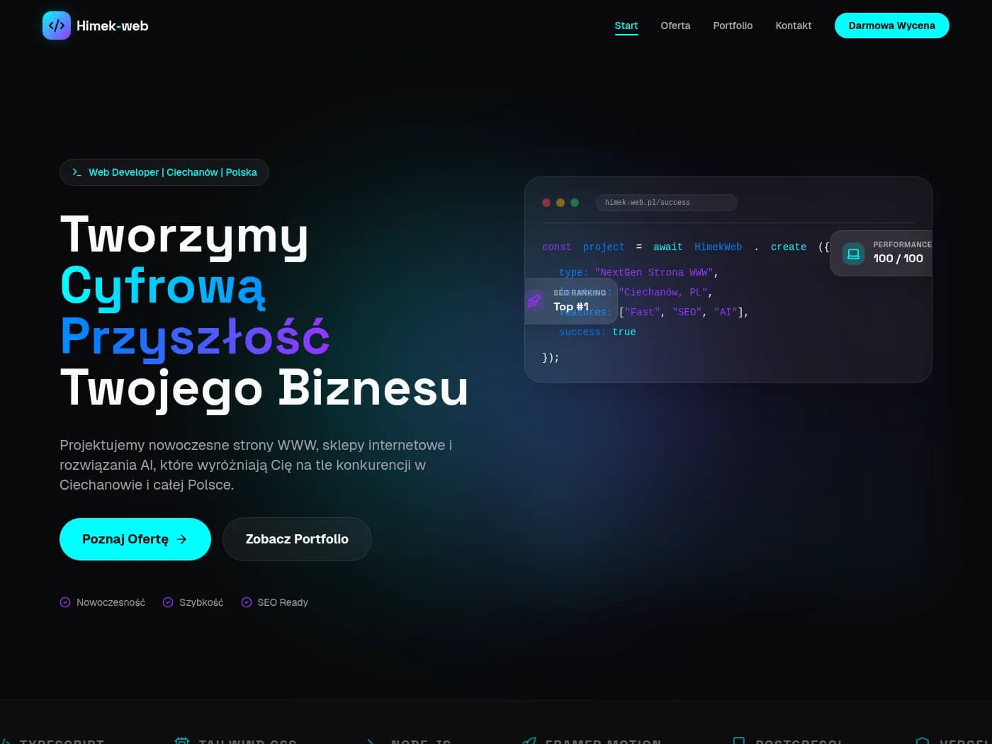 Himek-Web Portfolio Site