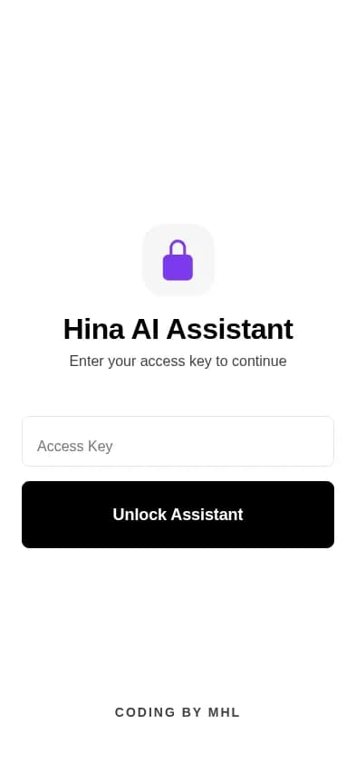 Hina AI Assistant