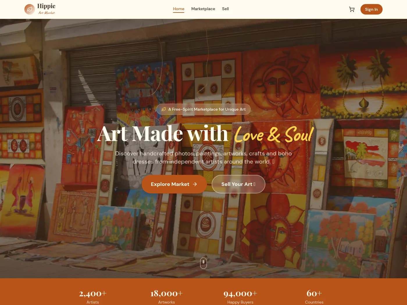 Hippie Art Market
