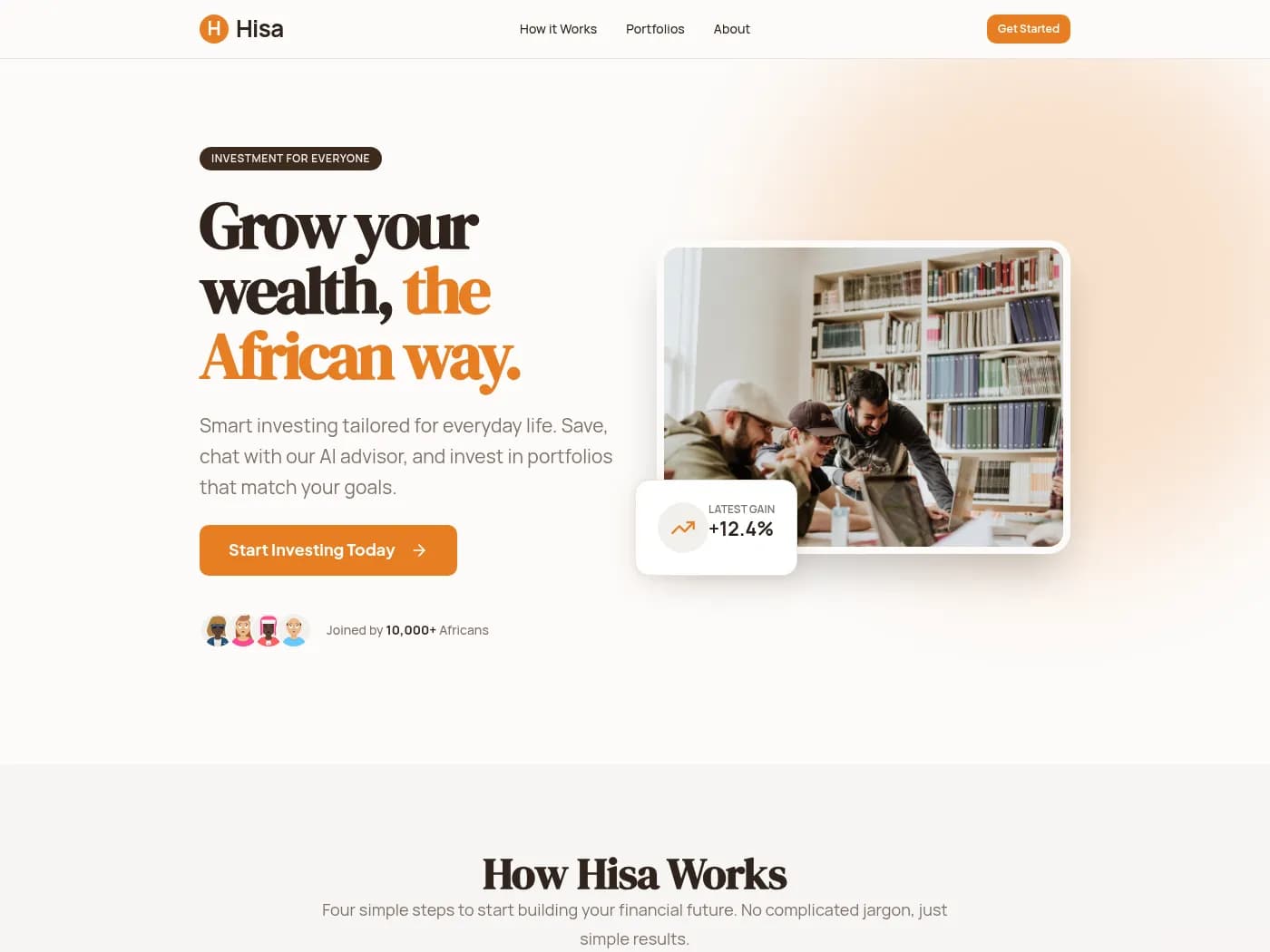 Hisa Micro-Investing Platform