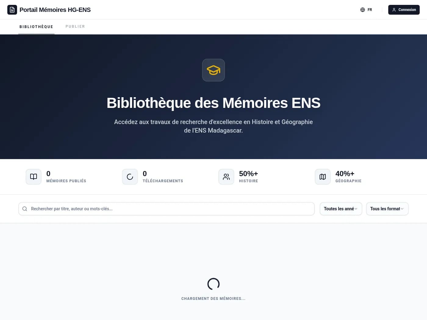 HistGeo Memo Portal