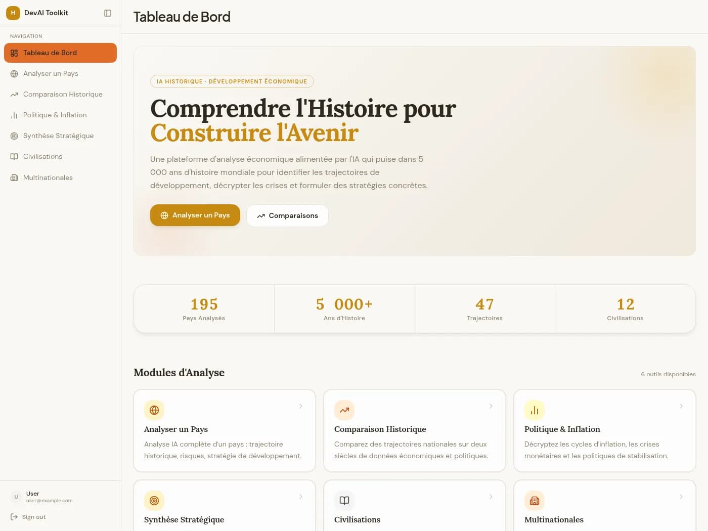 Historical DevAI Toolkit