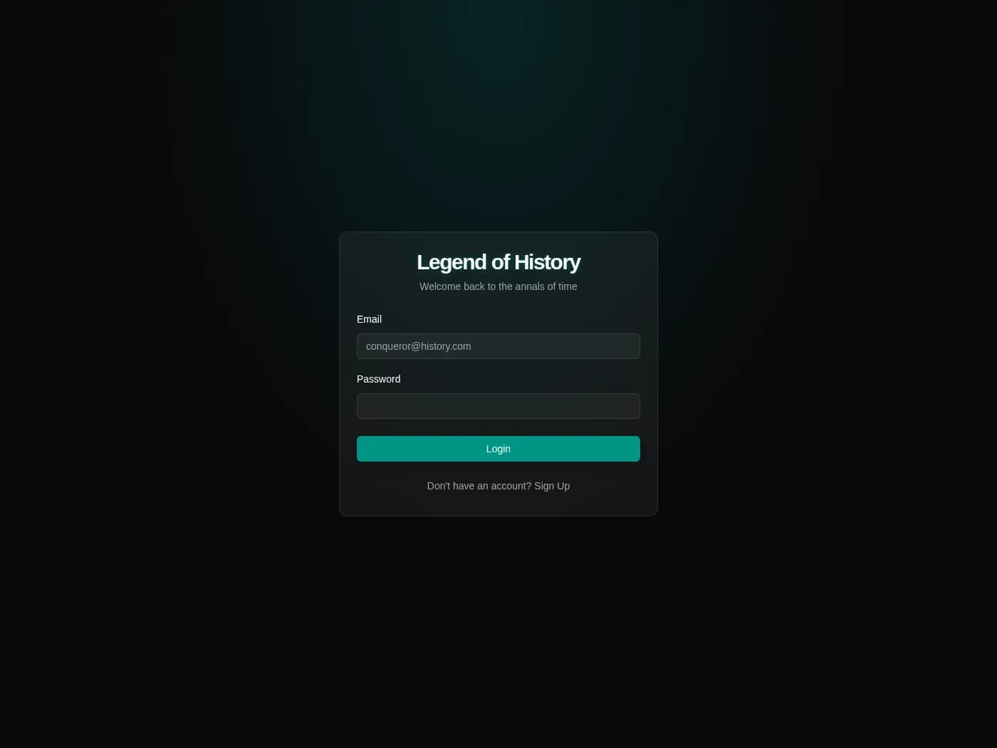 Legend of History Chat