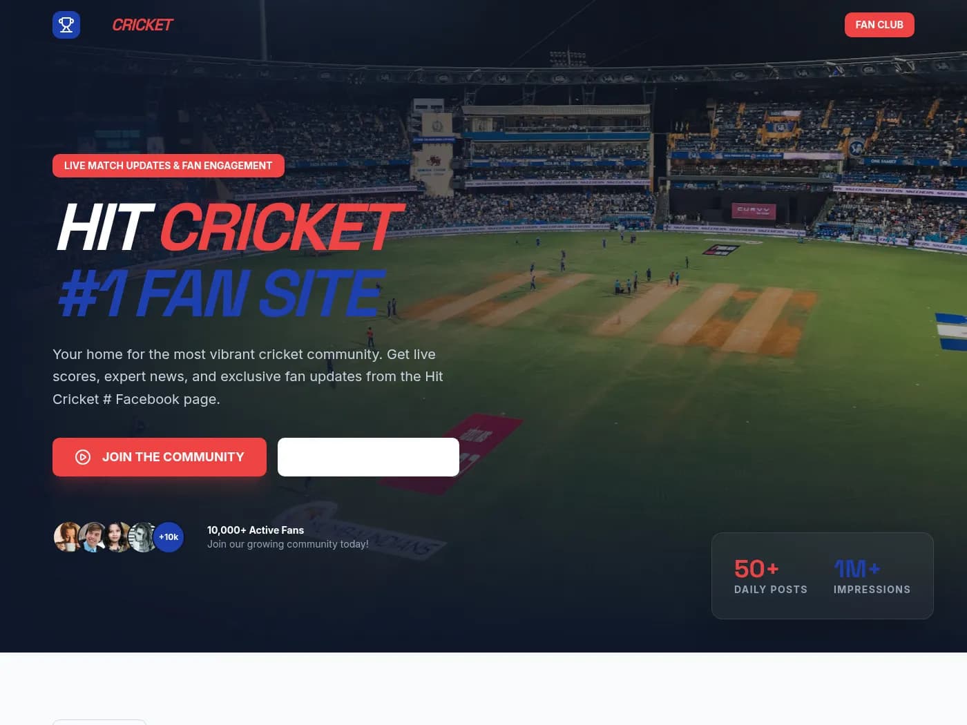 Hit Cricket Fan Site