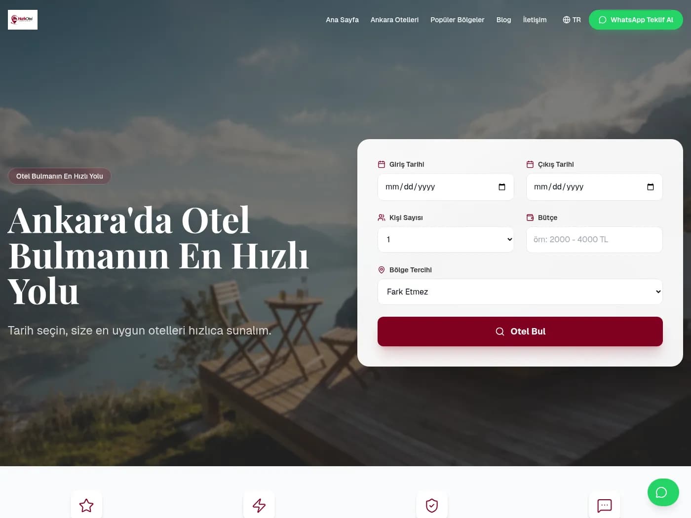 HızlıOtel Hotel Finder