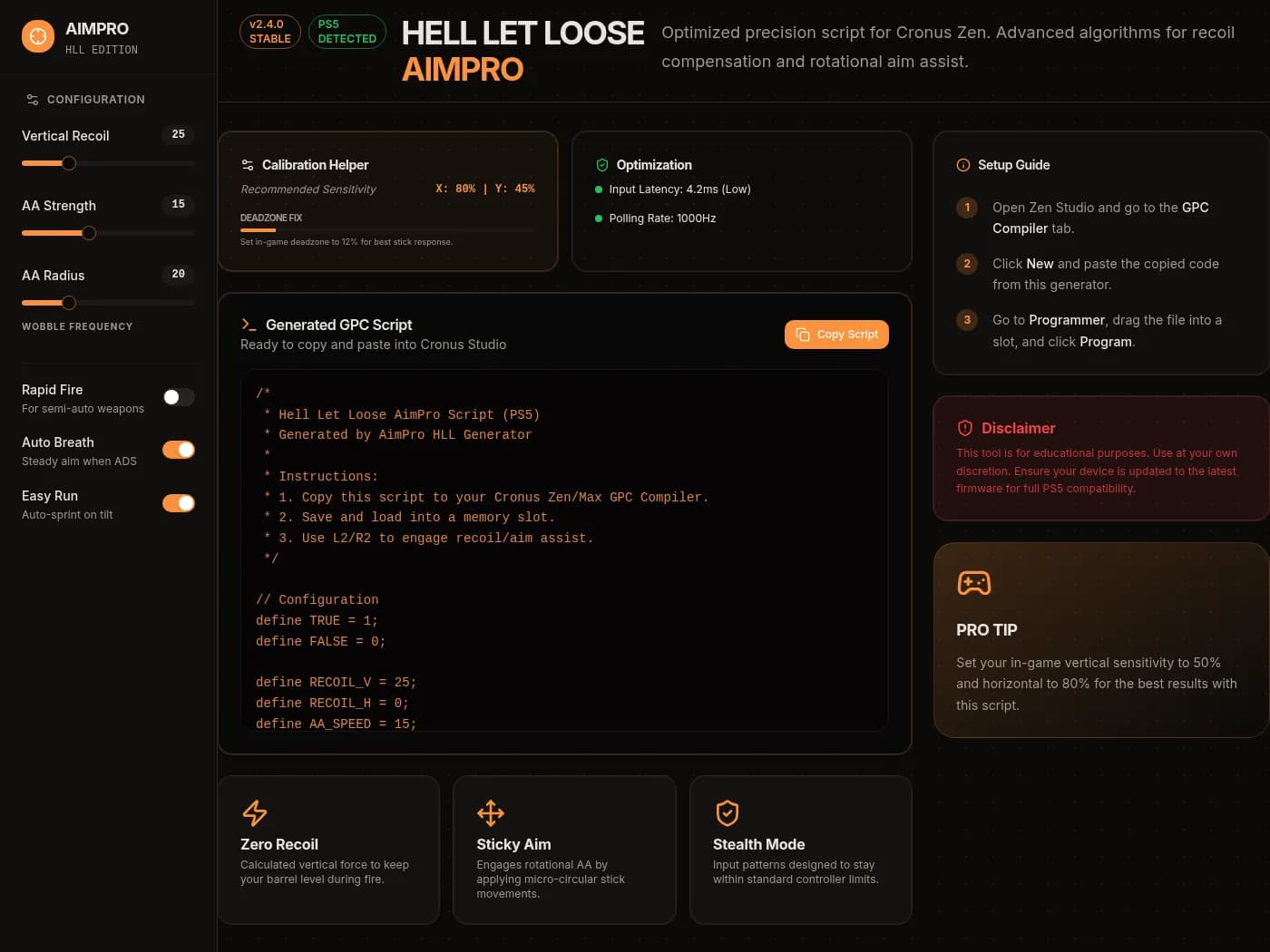 Hell Let Loose AimPro
