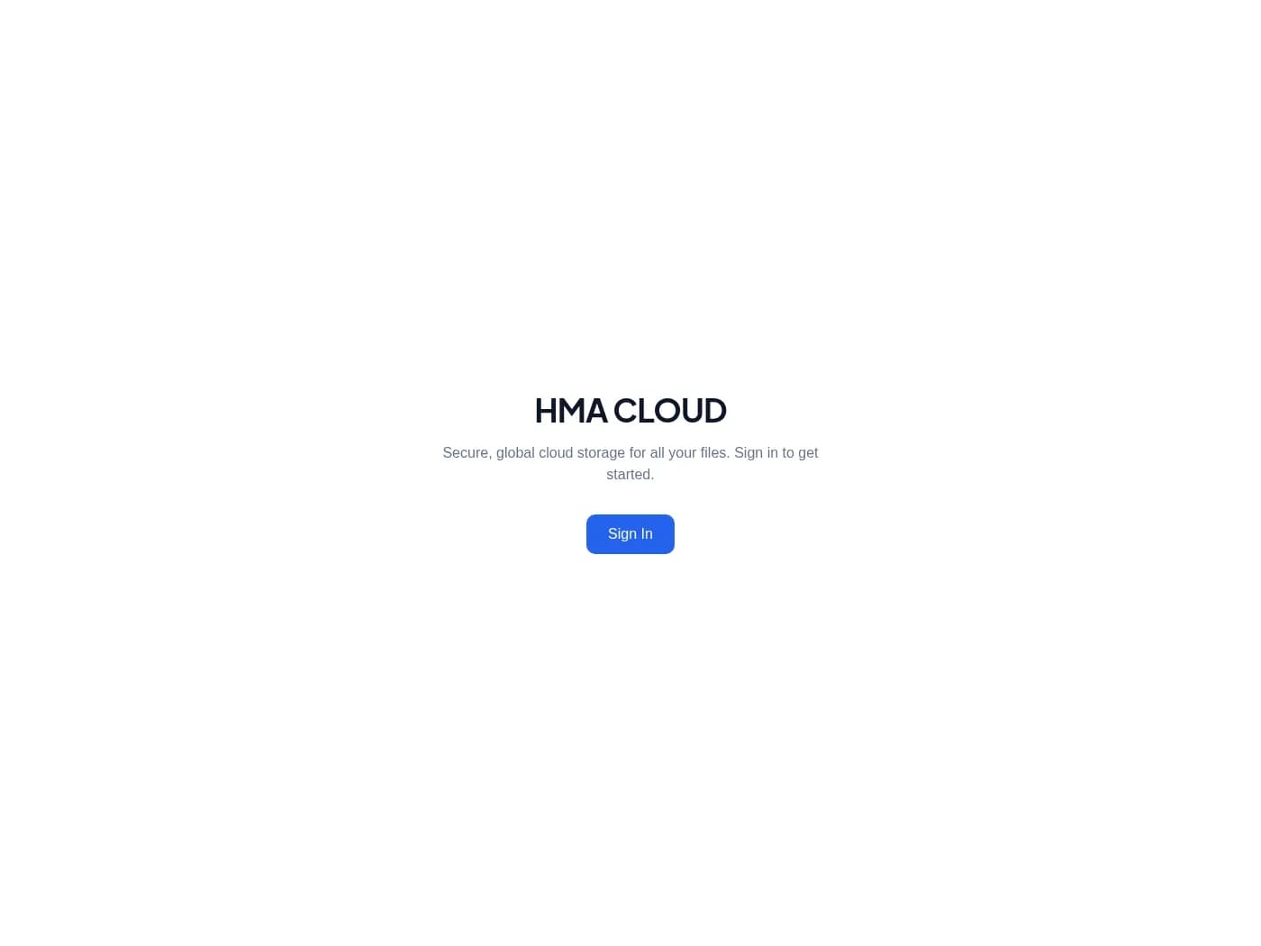 HMA Cloud Drive