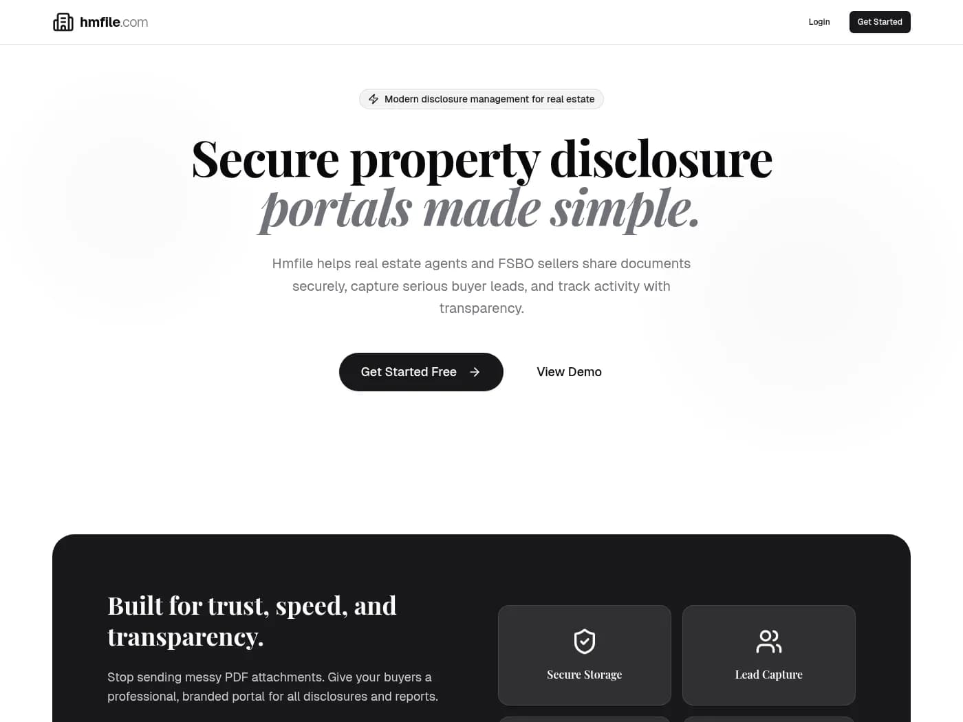 Hmfile Real Estate Portal