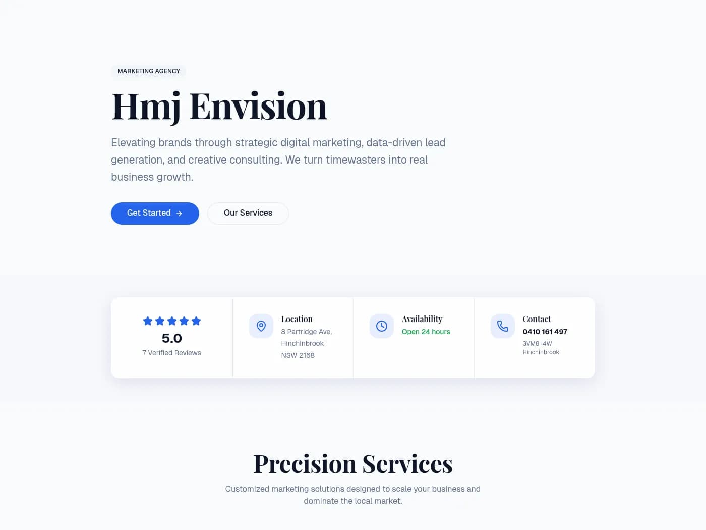Hmj Envision Profile Page