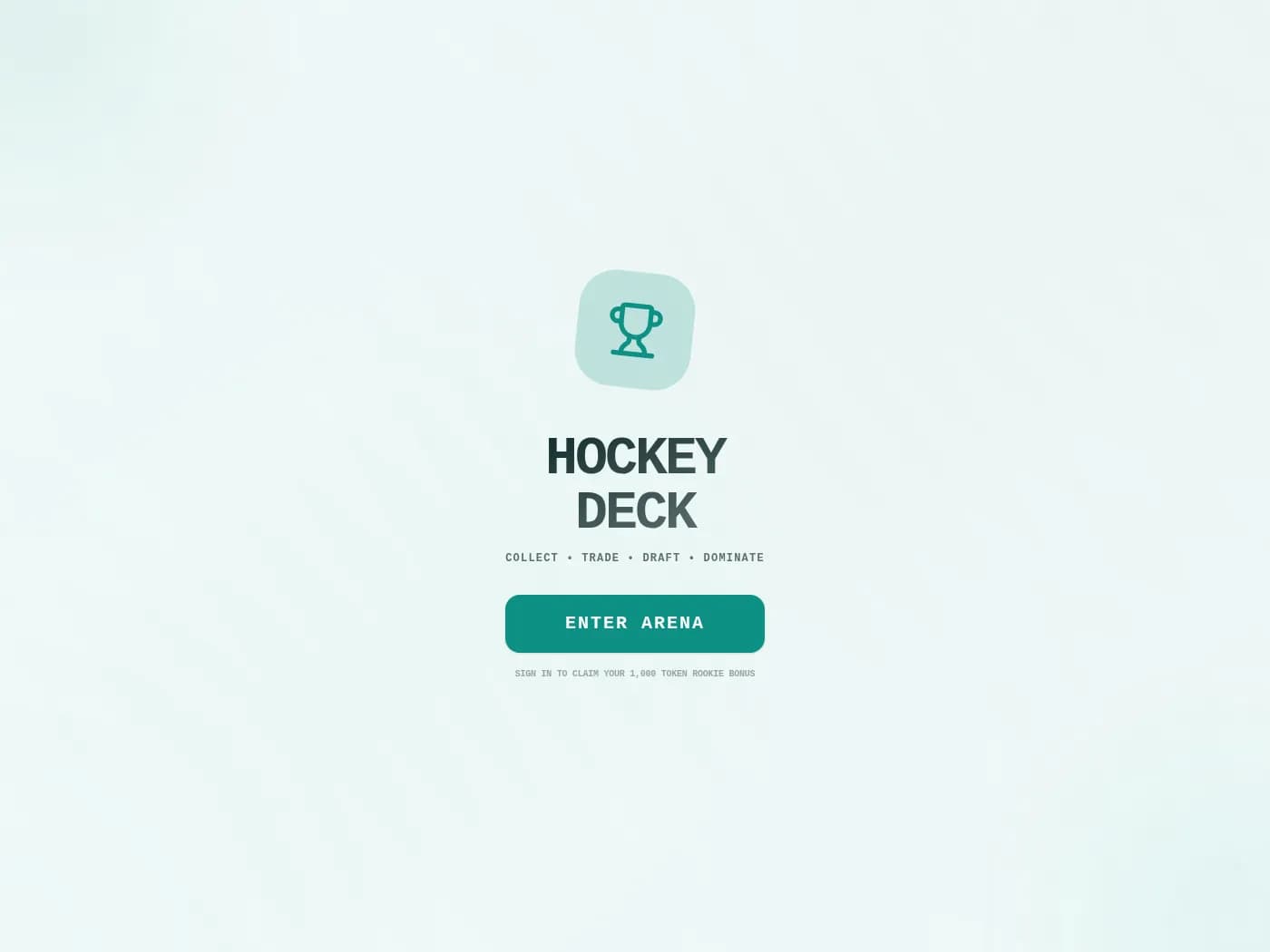 Hockey Deck Mini App