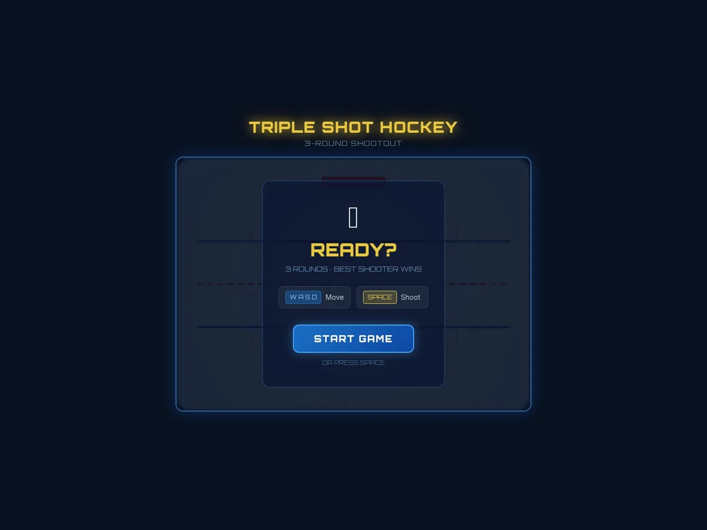 Triple Shot Hockey Game