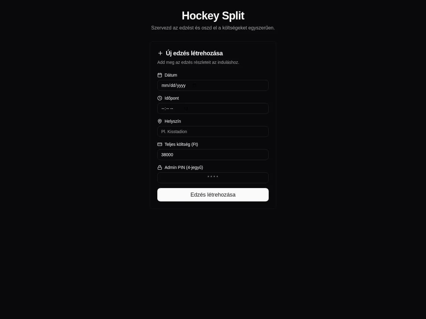 Hockey Split