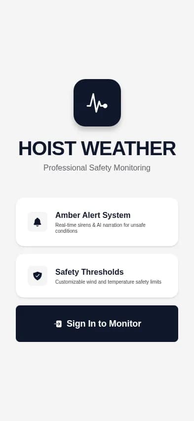 Hoist Weather Monitor