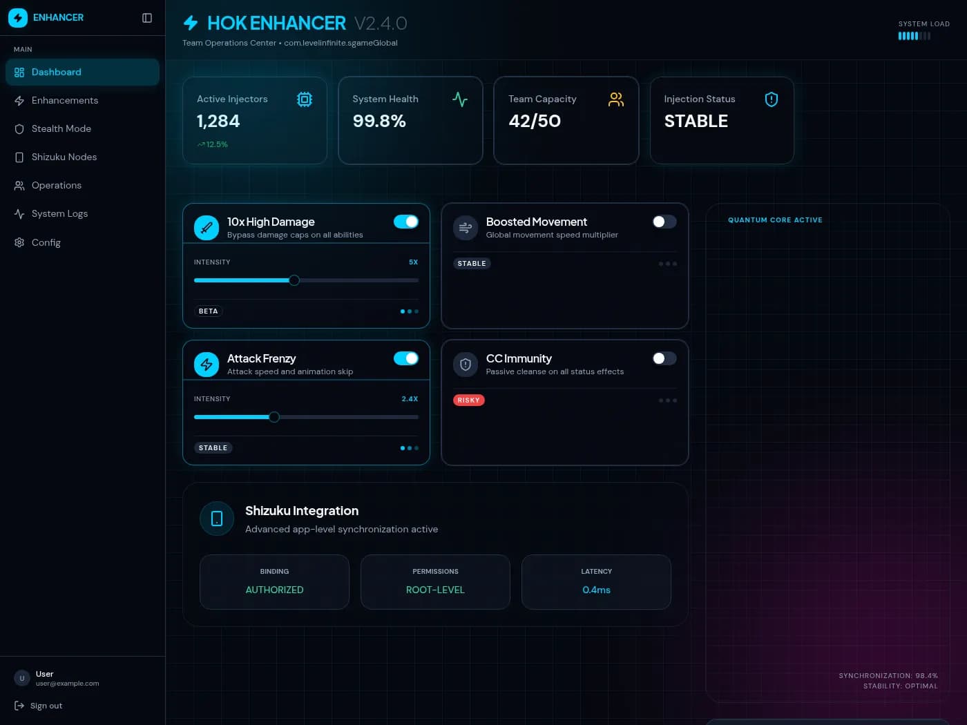 HoK Enhancement Injector