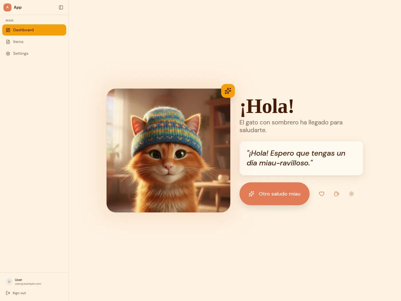 Hola Greeting App