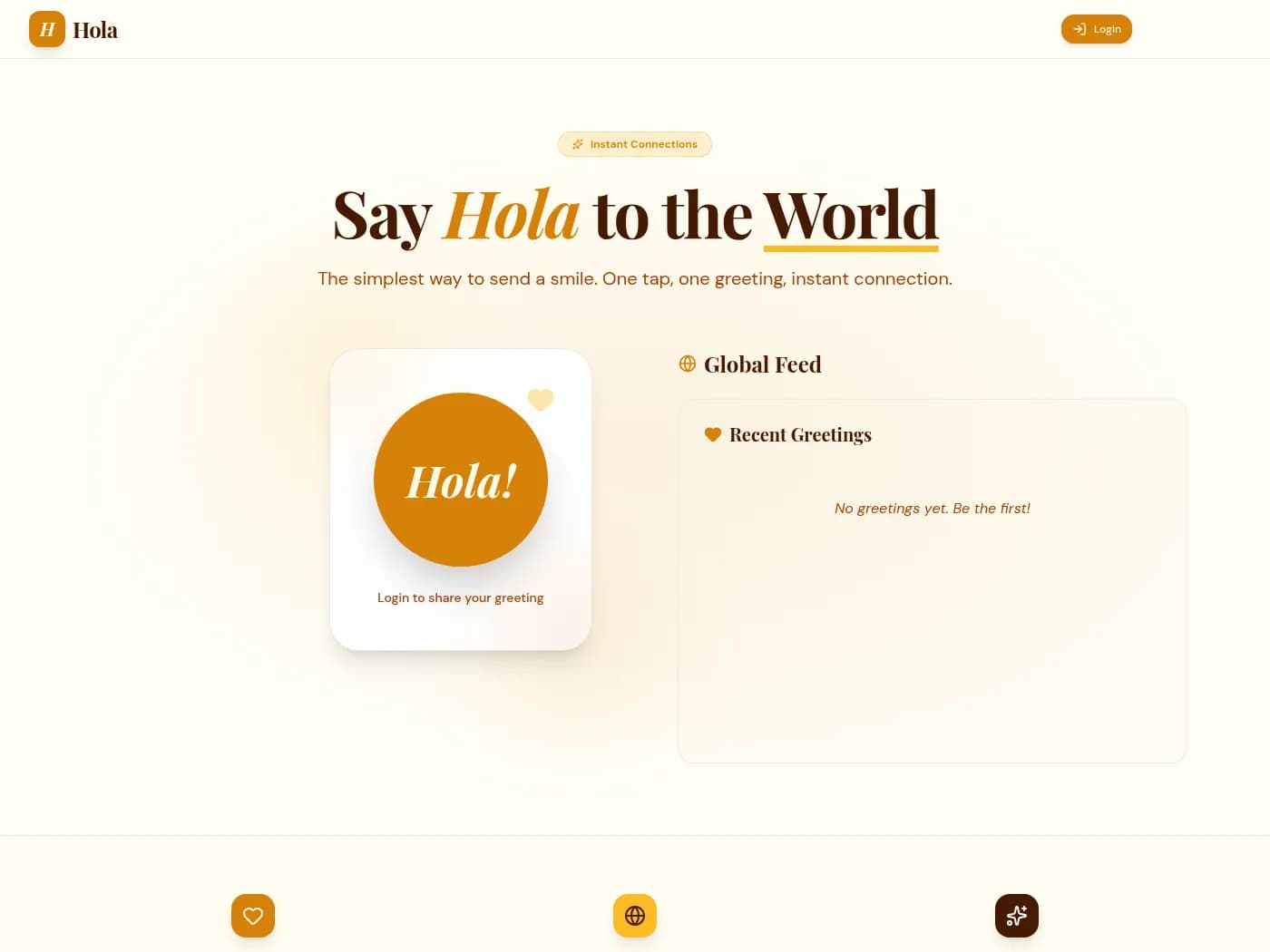 Hola Greeting App